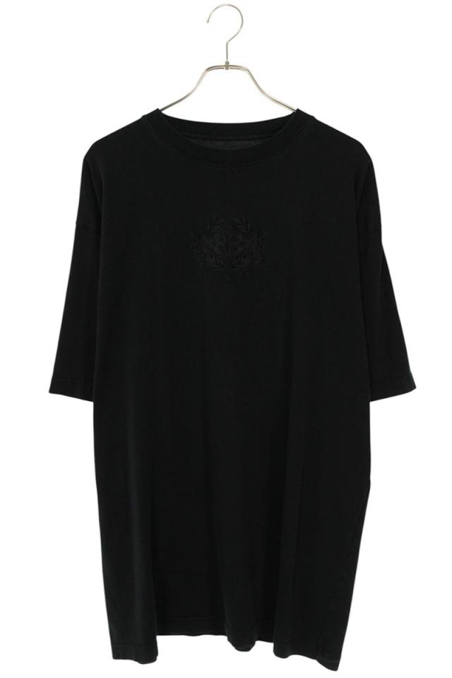 バレンシアガ サイズ:M  641675 TKV71 BBロゴ刺繍Tシャツ 中古 BS99