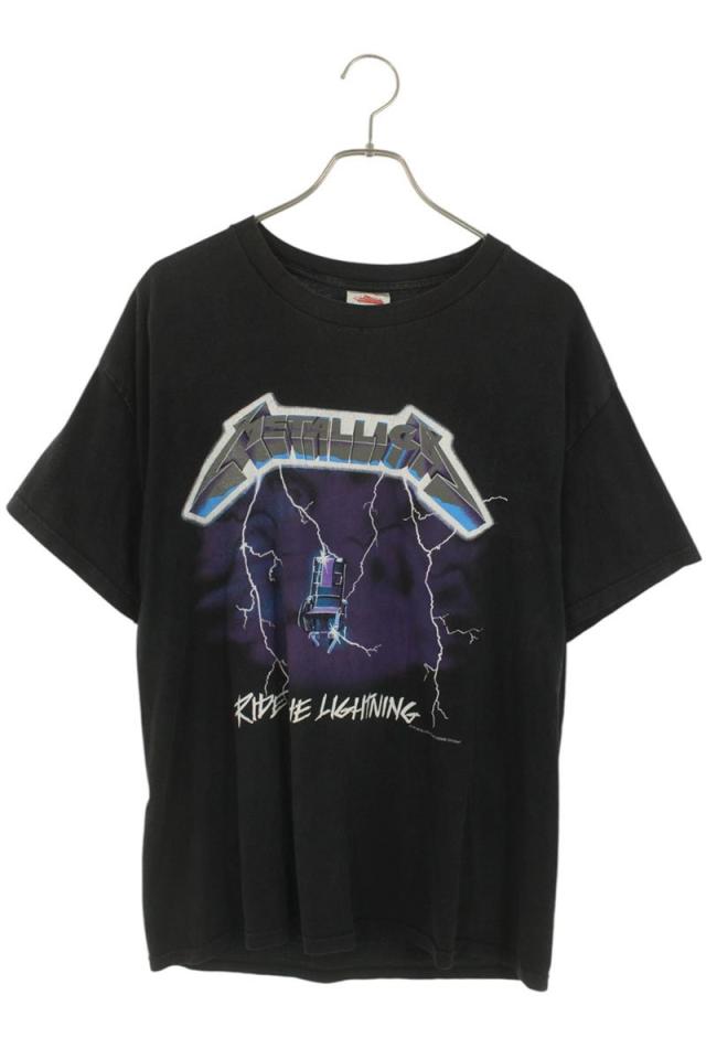 ヴィンテージ サイズ:L  llica メタリカ Ride The LightningプリントTシャツ 中古 BS99