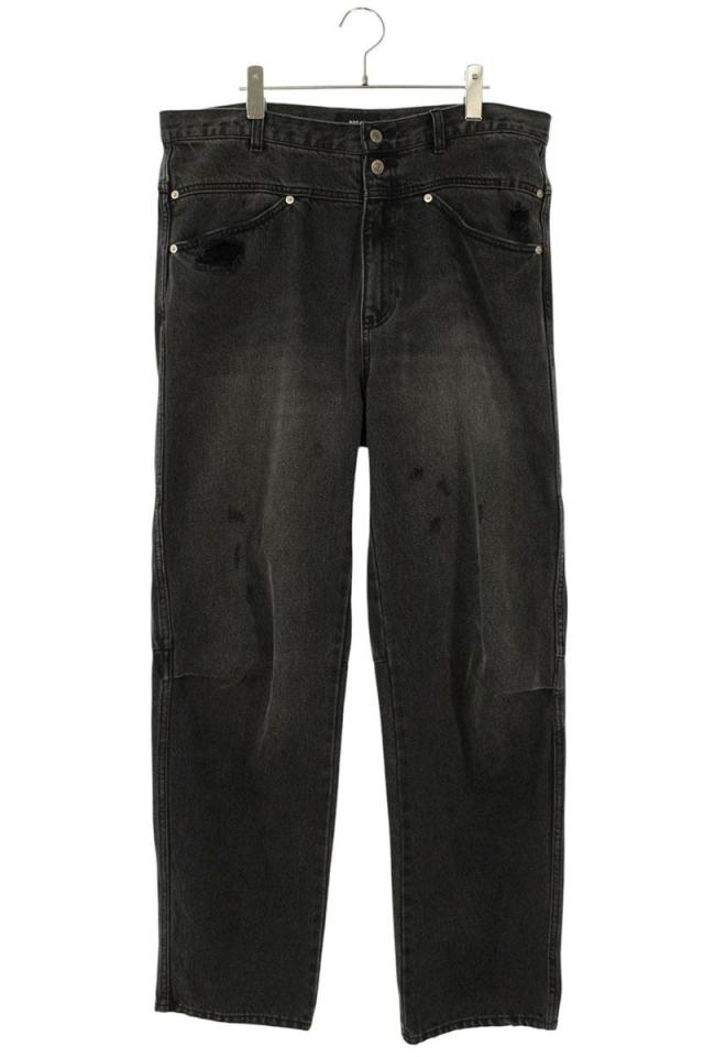 ブレス サイズ:XL  BR23AW-P1002 ダメージ加工ワイドデニムパンツ 中古 BS99