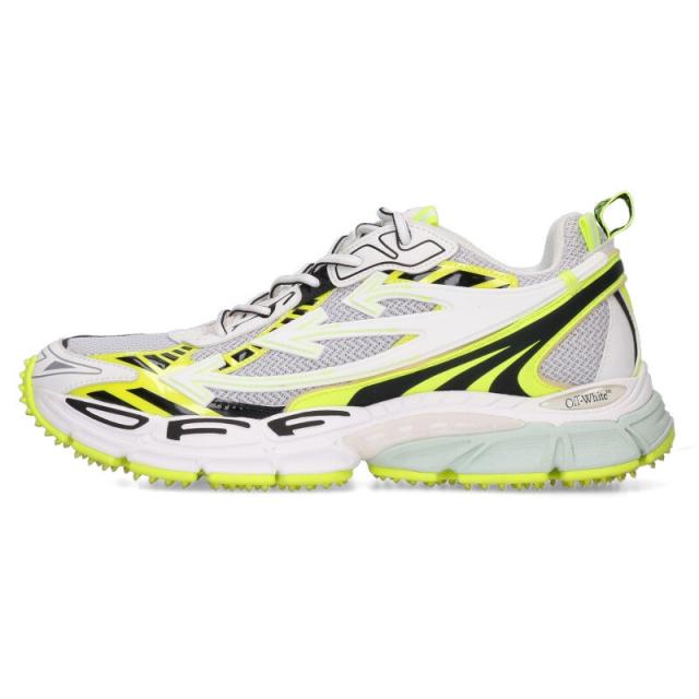 オフホワイト サイズ:43  OW BE RIGHT BACK OMIA295F24FAB0010165 アローモチーフローカットスニーカー 中古 BS99