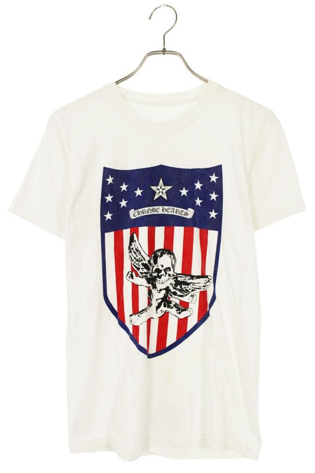 クロムハーツ サイズ:S  CH T-SHRT 3 フォティフロントプリントTシャツ 中古 OS06