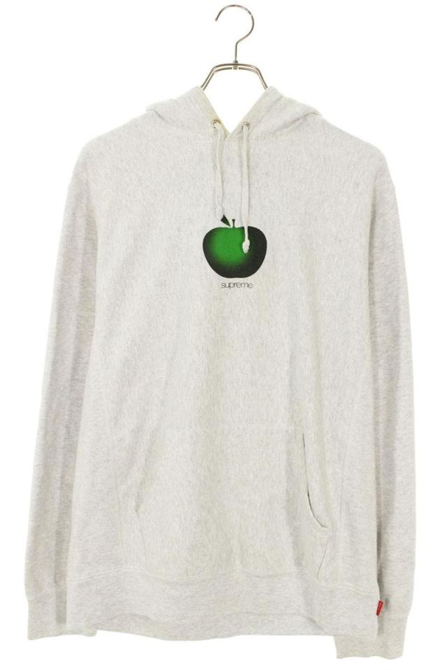 シュプリーム サイズ:M  19SS  Apple Hooded Sweatshirt アップルプルオーバーパーカー 中古 BS99
