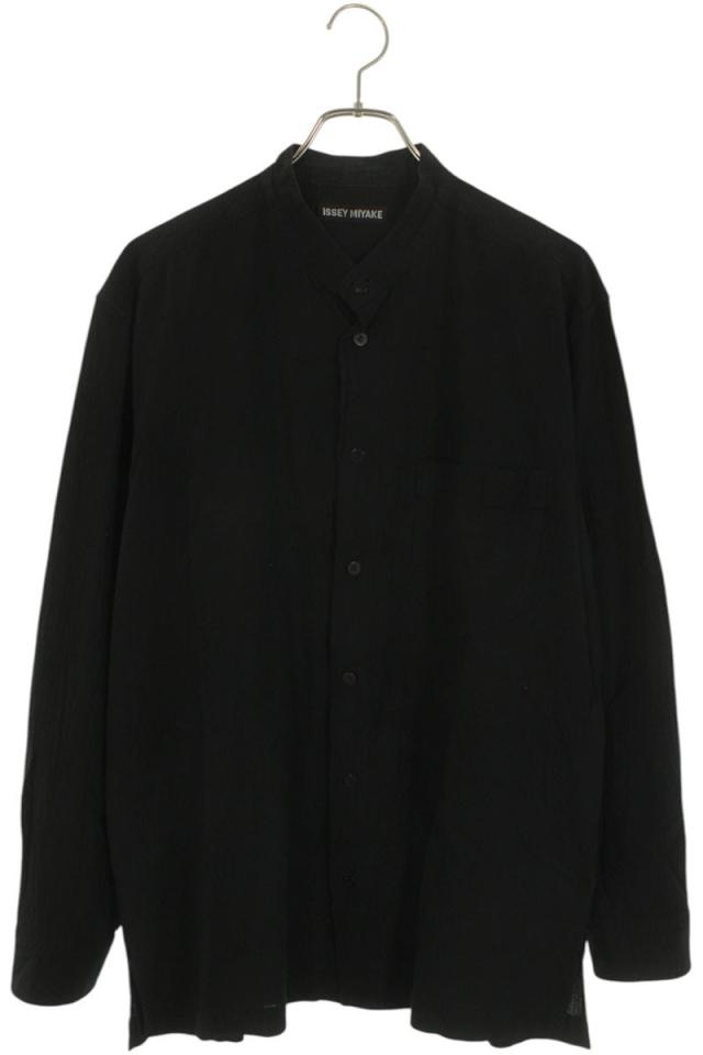 イッセイミヤケ サイズ:3  ME13FJ047 スタンドカラー長袖シャツ 中古 BS99
