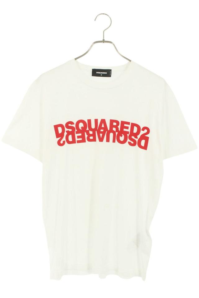 ディースクエアード サイズ:M  S74GD0635 ミラードロゴTシャツ 中古 BS99