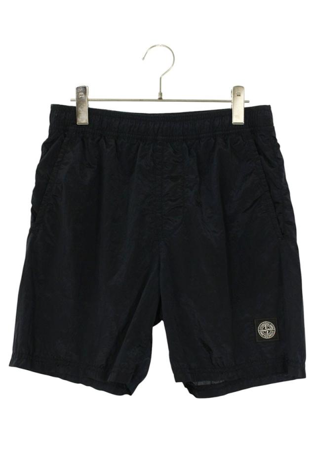 ストーンアイランド サイズ:S 7615B0943 ロゴパッチナイロンハーフパンツ 中古 BS55