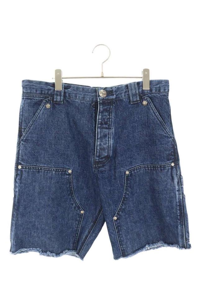 クロムハーツ サイズ:32インチ  DENIM CARPENTER SHORTS デニムカーペンターハーフパンツ 中古 OM10