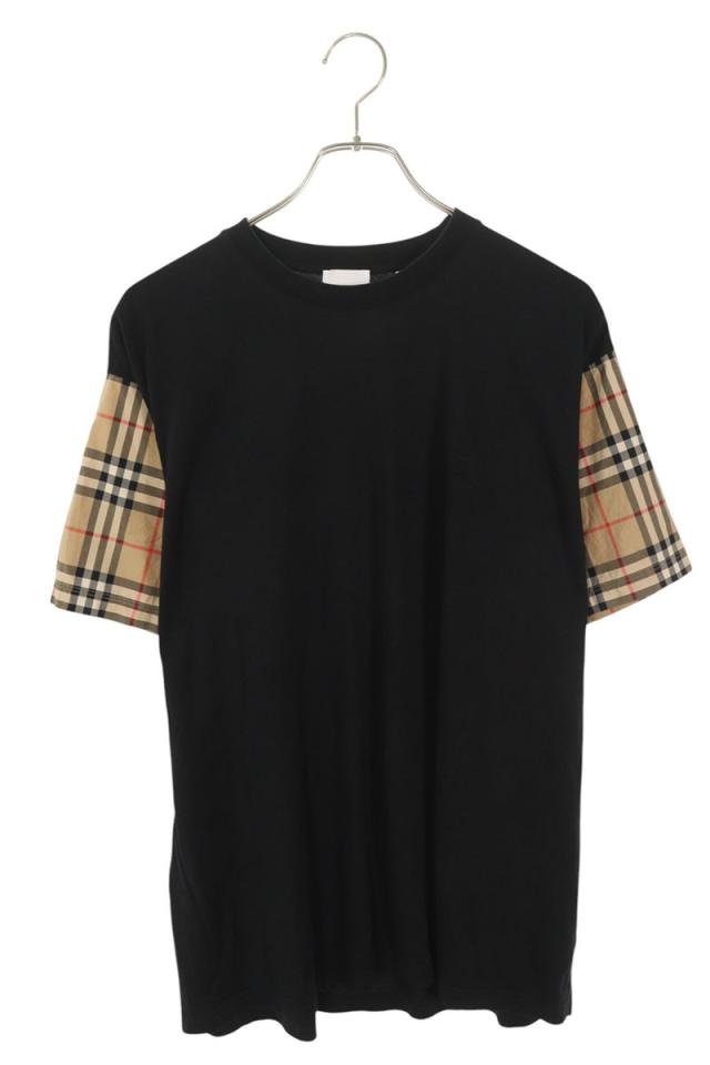 バーバリー サイズ:M  8043057 チェックスリーブTシャツ 中古 BS99