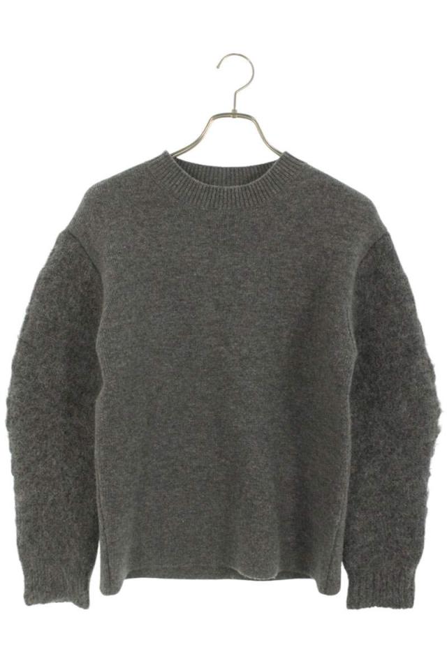 ジルサンダー サイズ:34  22AW  J03GP0009 ウールカシミア袖切替ニット 中古 BS99