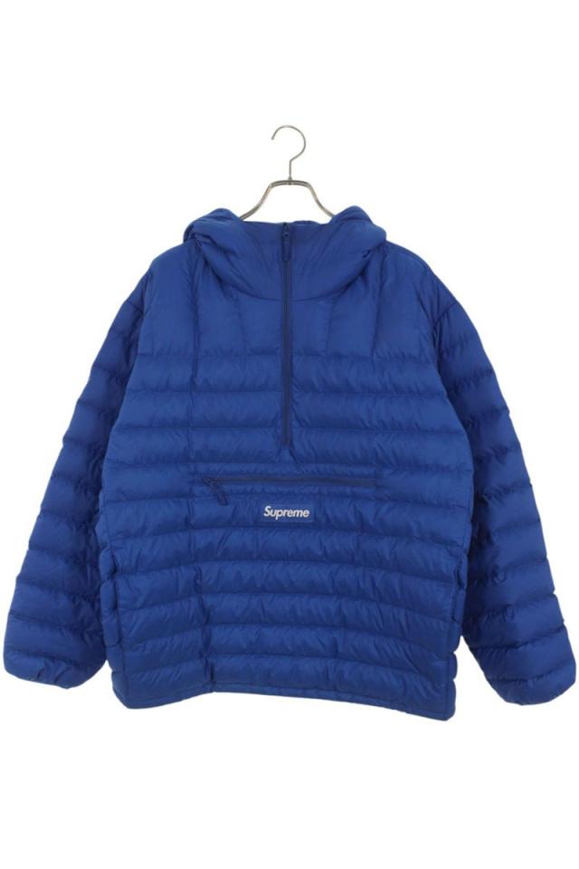 シュプリーム サイズ:XL  23AW  Micro Down Half Zip Hooded Pullove ハーフジッププルオーバーダウンジャケット 中古 OM10