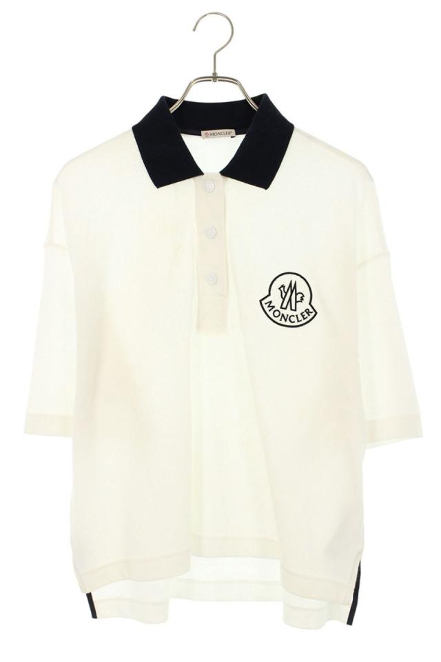 モンクレール サイズ:S  SS POLO ワンポイントロゴ半袖ポロシャツ 中古 BS99