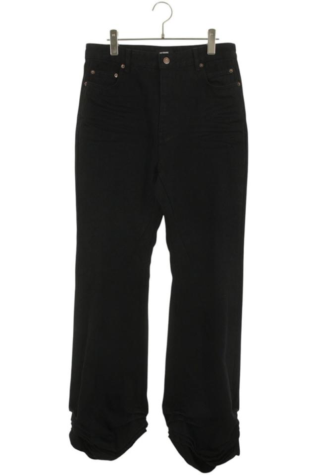 ウェルダン サイズ:L  WD-DPO-24-340-W-BK フレアデニムパンツ 中古 BS99