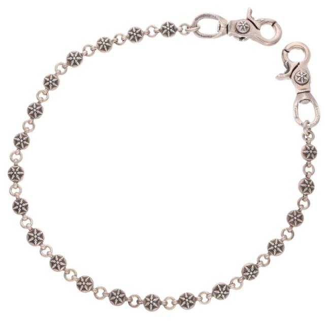 クロムハーツ サイズ:ロング  1BALL LONG-S/1クリップロング#1クロスボール シルバーウォレットチェーン 中古 SJ02