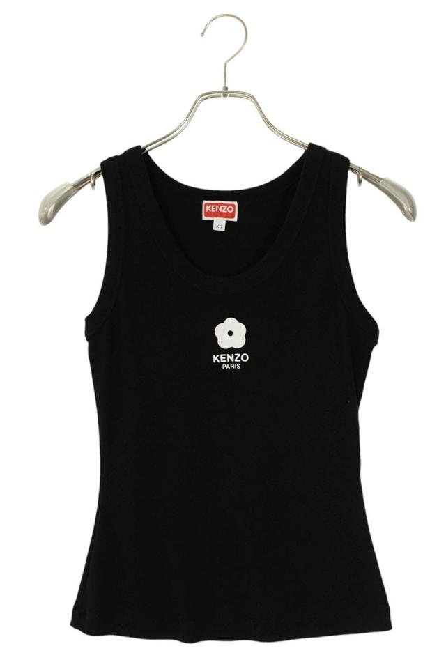 ケンゾー サイズ:XS  FE52TO7144SR ロゴ刺繍タンクトップ 中古 BS99