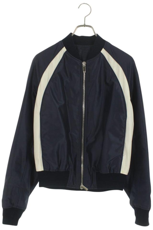 ディオール サイズ:46  20SS  033C401A4805 エアディオールロゴ刺繍ジップアップブルゾン 中古 SB01