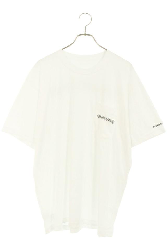 クロムハーツ サイズ:XL  CH T-SHRT 1 バックスクロールラベルプリントTシャツ 中古 SJ02