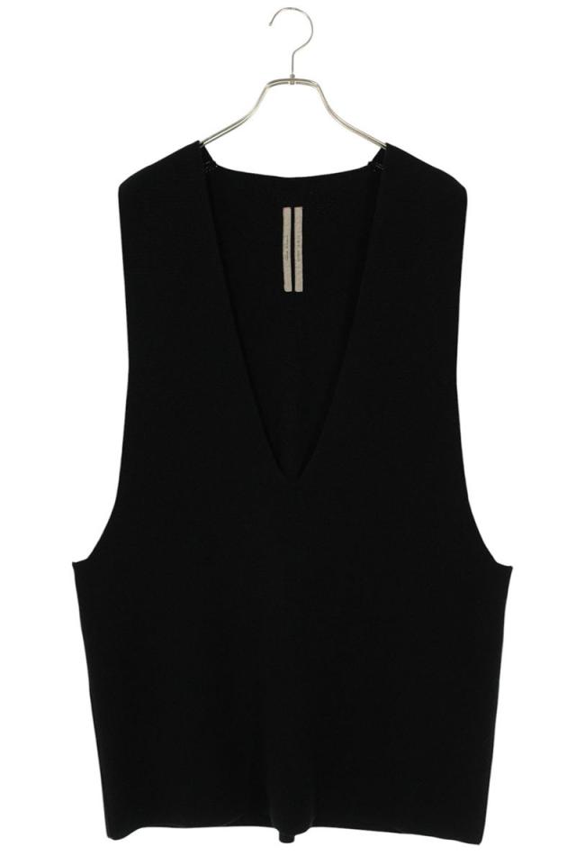 リックオウエンス サイズ:ONE SIZE  RR02C7683-CHWSR Vネックカシミヤベスト 中古 SB01