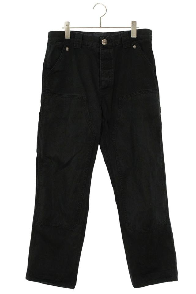 クロムハーツ サイズ:32インチ  CARPENTER CNVS BLK カーペンターロングパンツ 中古 SS07