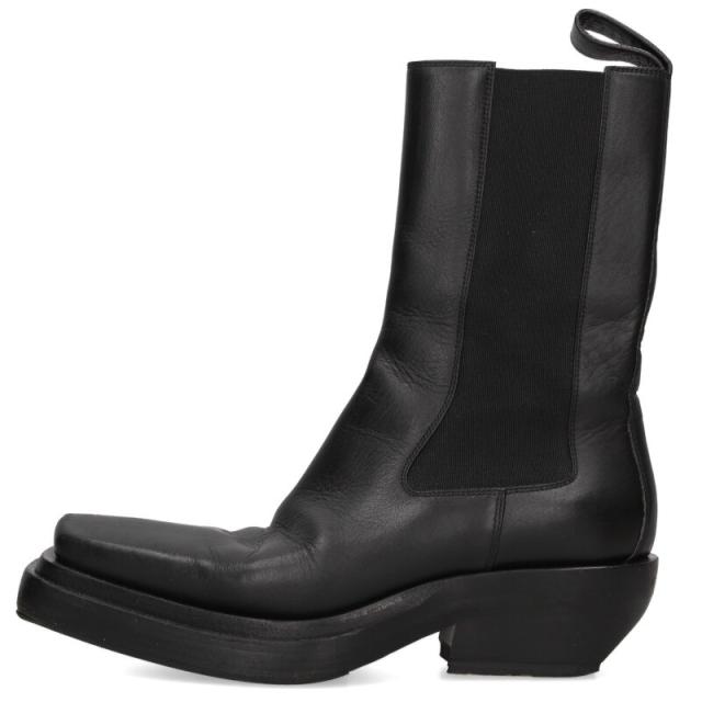 ボッテガヴェネタ サイズ:37  THE LEAN カーフレザーサイドゴアブーツ 中古 BS99