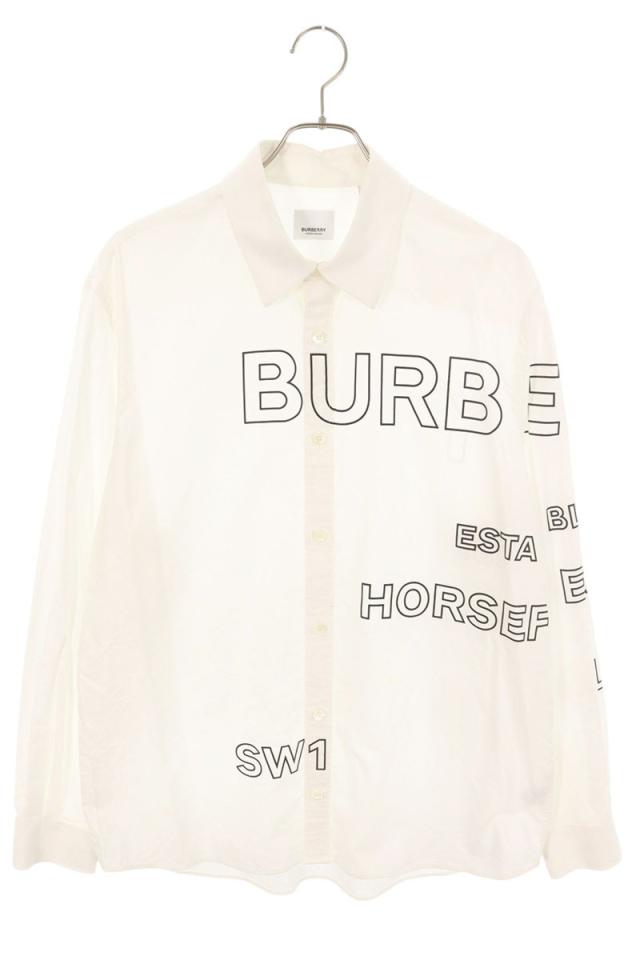 バーバリー サイズ:M  8036768 ホースフェリーコットン長袖シャツ 中古 BS99
