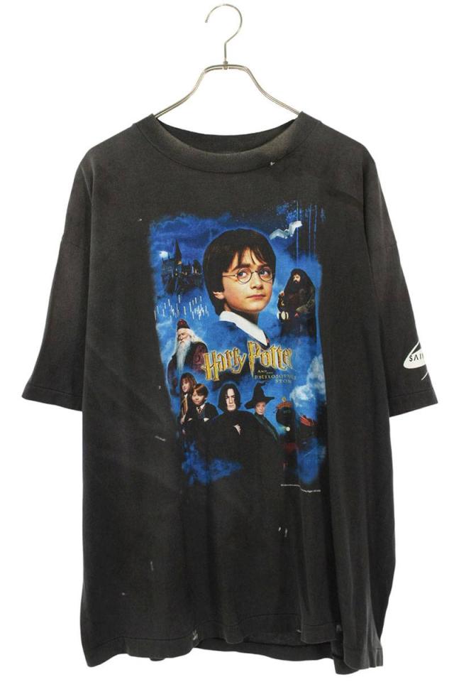 セントマイケル サイズ:XL  25AW  SM-HR1-0000-C45 ムービープリントTシャツ 中古 SB01