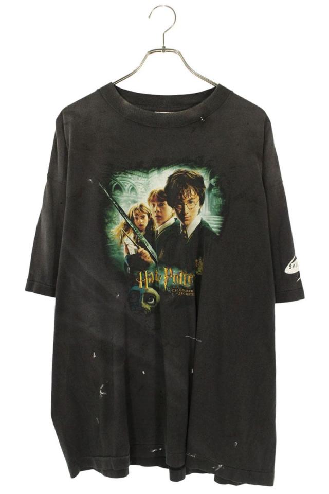 セントマイケル サイズ:XL  25AW  SM-HR1-0000-C46 ムービープリントTシャツ 中古 SB01