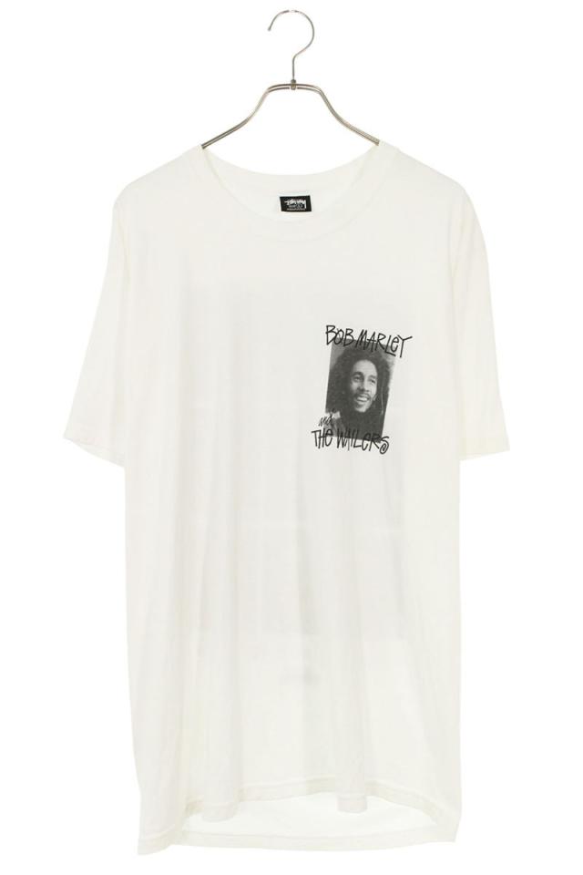 ステューシー サイズ:L  BOB MARLEY FRAMES TEE ボブマーリープリントTシャツ 中古 BS99