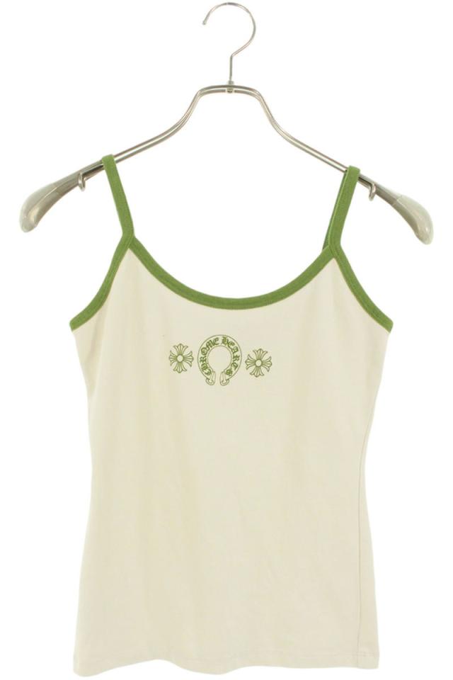 クロムハーツ サイズ:S ホースシューロゴプリントキャミソール 中古 SJ02