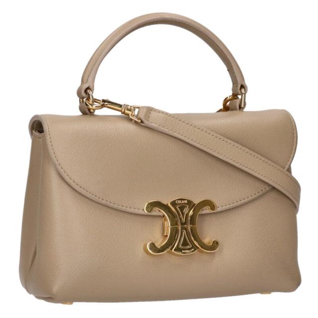 セリーヌ   ティーン ニノ サプルグレインドカーフスキン2WAYショルダーバッグ 中古 SS13