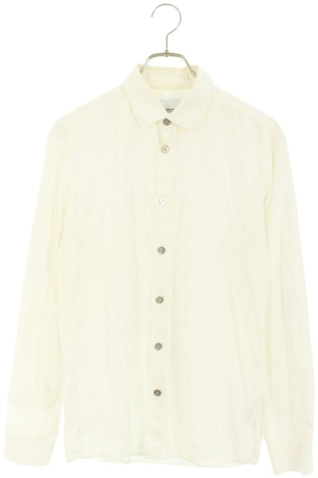 バーバリー サイズ:S  8028558 メタルボタンTBロゴ刺繍長袖シャツ 中古 BS99