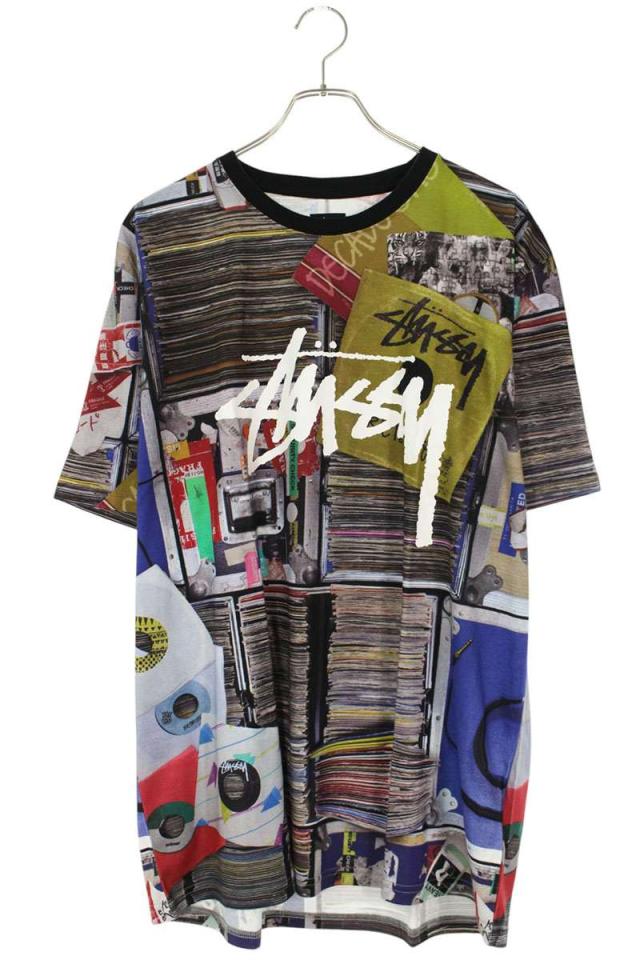 ステューシー サイズ:XL レコードプリントTシャツ 中古 BS99
