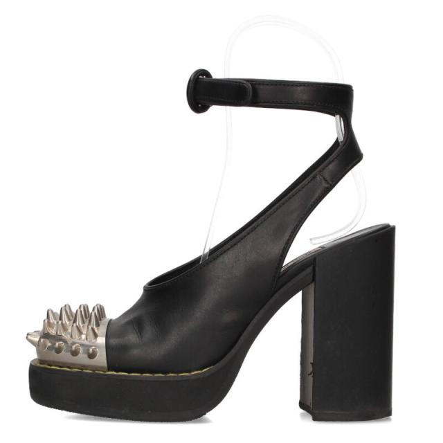 ミュウミュウ サイズ:37  20AW スタッズ切替プラットフォームパンプス 中古 BS99