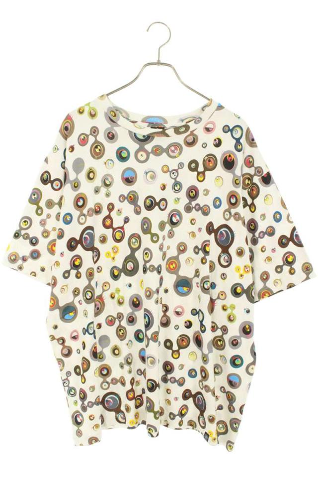 タカシムラカミ カイカイキキ サイズ:XXL  Jelly Fish Eyes Print S S Tshirts ジェリーフィッシュアイプリントTシャツ 中古 SB01