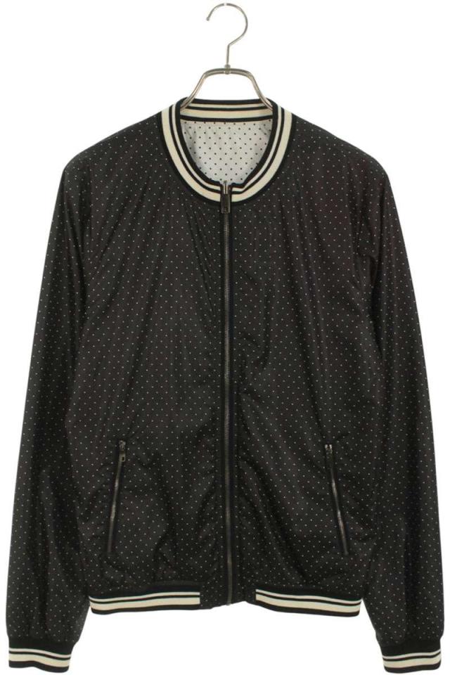 ドルチェアンドガッバーナ サイズ:48  G9FI1T G7FQQ ドット柄リバーシブルブルゾン 中古 BS99