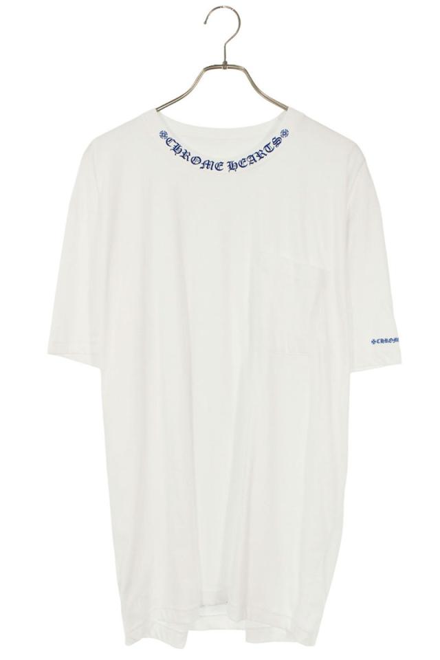 クロムハーツ サイズ:XL  CH T-SHRT 1 ネックロゴTシャツ 中古 SJ02