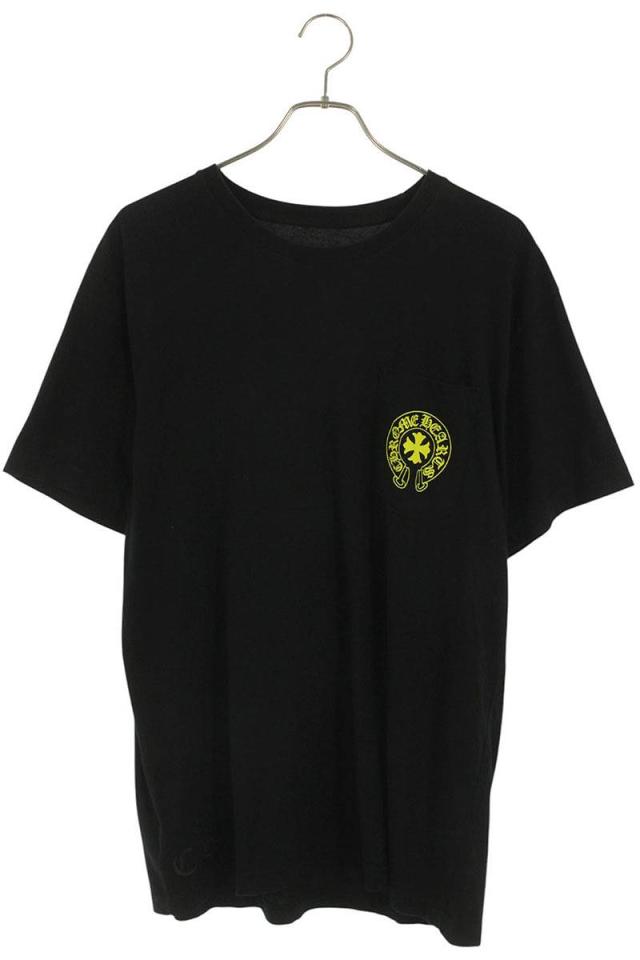 クロムハーツ サイズ:L  CH T-SHRT 1 バック英字プリントTシャツ 中古 FK04