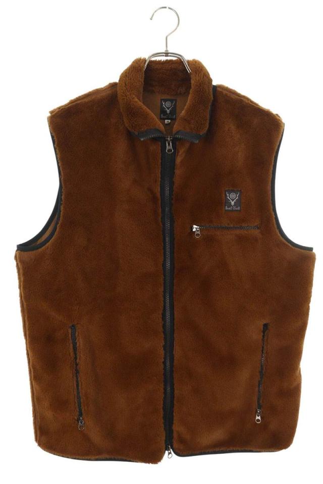 サウス2ウェスト8 サイズ:M  LQ703 ジップアップベスト 中古 BS99