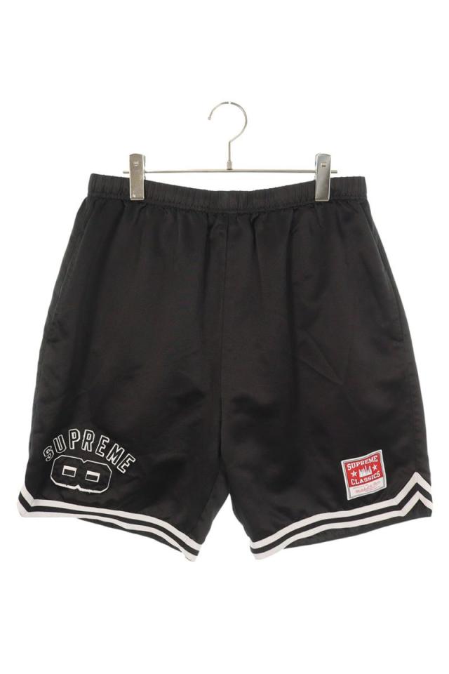 シュプリーム  ミッチェルアンドネス サイズ:M  23SS  Satin Basketball Short サテンバスケットボールハーフパンツ 中古 BS99