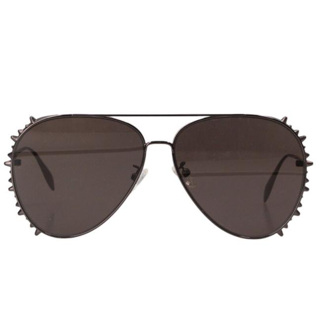 アレキサンダーマックイーン サイズ:63□13-145  AM0308S スタッズ装飾ティアドロップサングラス 中古 BS99