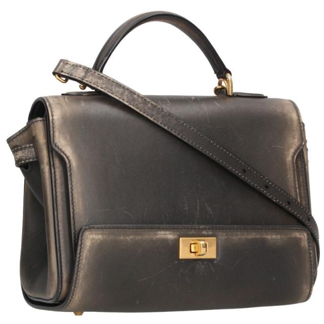 バレンシアガ   Money ヴィンテージ加工2WAYショルダーバッグ 中古 BS99