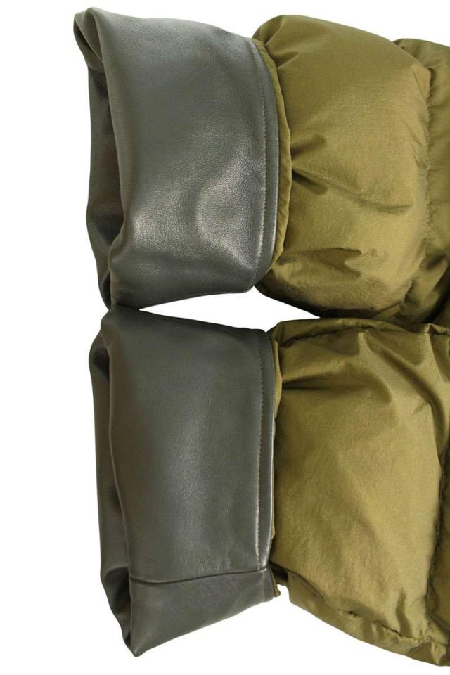 エンメティ サイズ:54 ムートン切替ナイロンダウンジャケット 中古 BS99