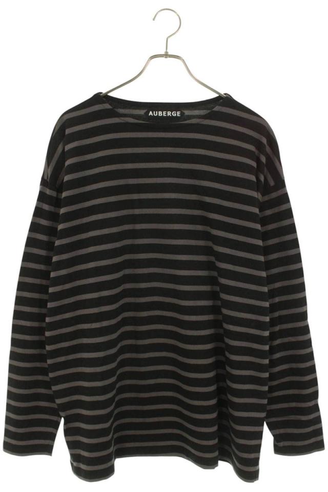 オーベルジュ サイズ:44 COCOボーダー長袖カットソー 中古 BS99