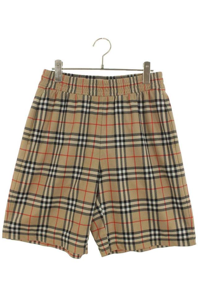 バーバリー サイズ:S  8026469 ナイロンチェックハーフパンツ 中古 FK04