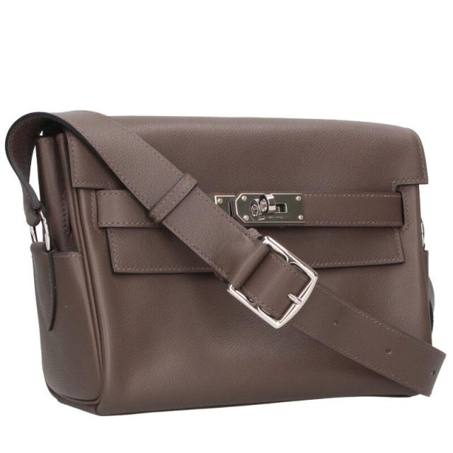 エルメス ケリーメッセンジャーPM B刻印 SV金具エコルセショルダーバッグ 中古 GZ14