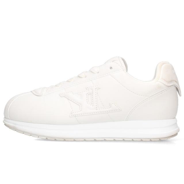 ルイヴィトン サイズ:8.5 LV バターソフト LVロゴレザーローカットスニーカー 中古 SS13