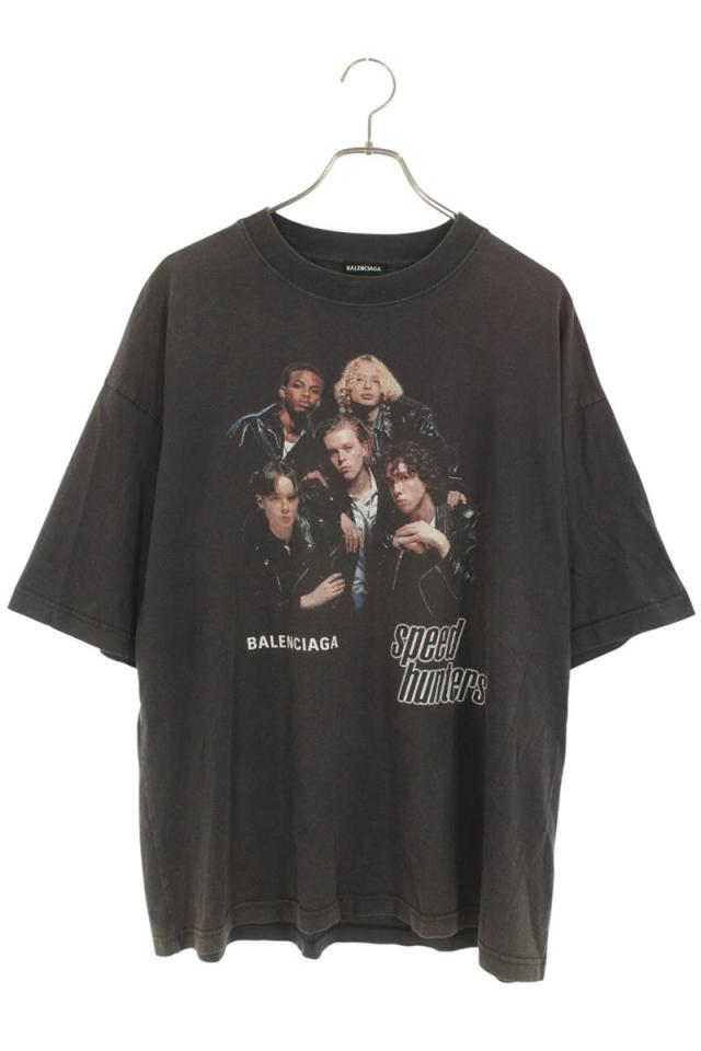 バレンシアガ サイズ:M  541877 TCV38 スピードハンターズプリントTシャツ 中古 OM10