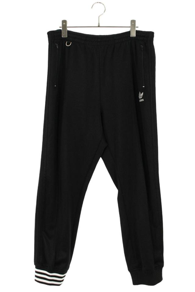 マスターマインド  アディダス サイズ:0  JDX001 ロゴ刺繍サイドラインジャージロングパンツ 中古 BS99