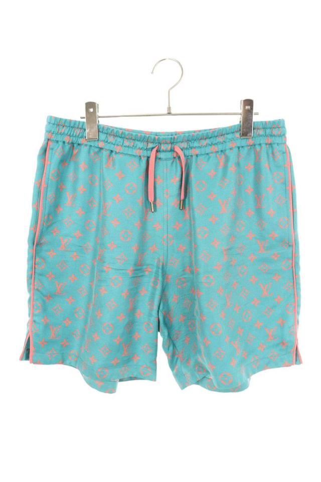 ルイヴィトン サイズ:48  25AW  RM252MM UPP HTP06W モノグラムシルクハーフパンツ 中古 SB01