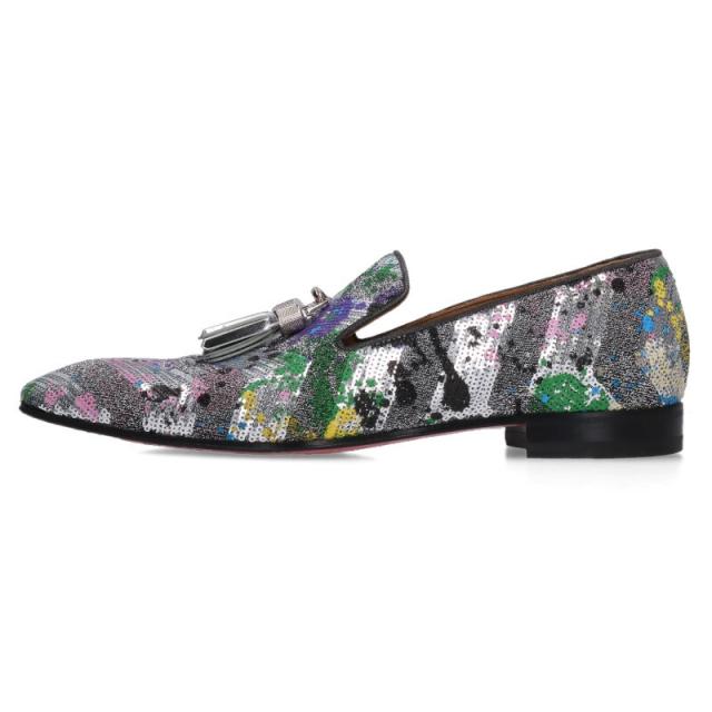 クリスチャンルブタン サイズ:41 スパンコール装飾ローファー 中古 BS99