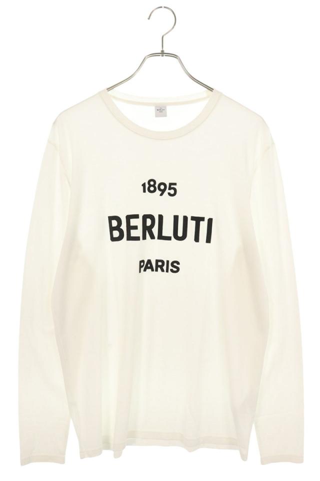 ベルルッティ サイズ:M  R19JRL52JAEK ロゴ長袖カットソー 中古 BS99