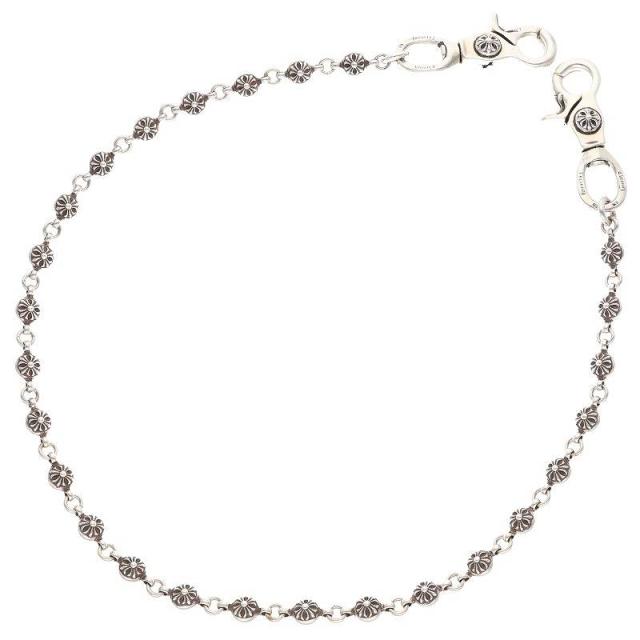 クロムハーツ サイズ:ロング  1BALL LONG-T 2クリップロング#1クロスボール シルバーウォレットチェーン 中古 OK15